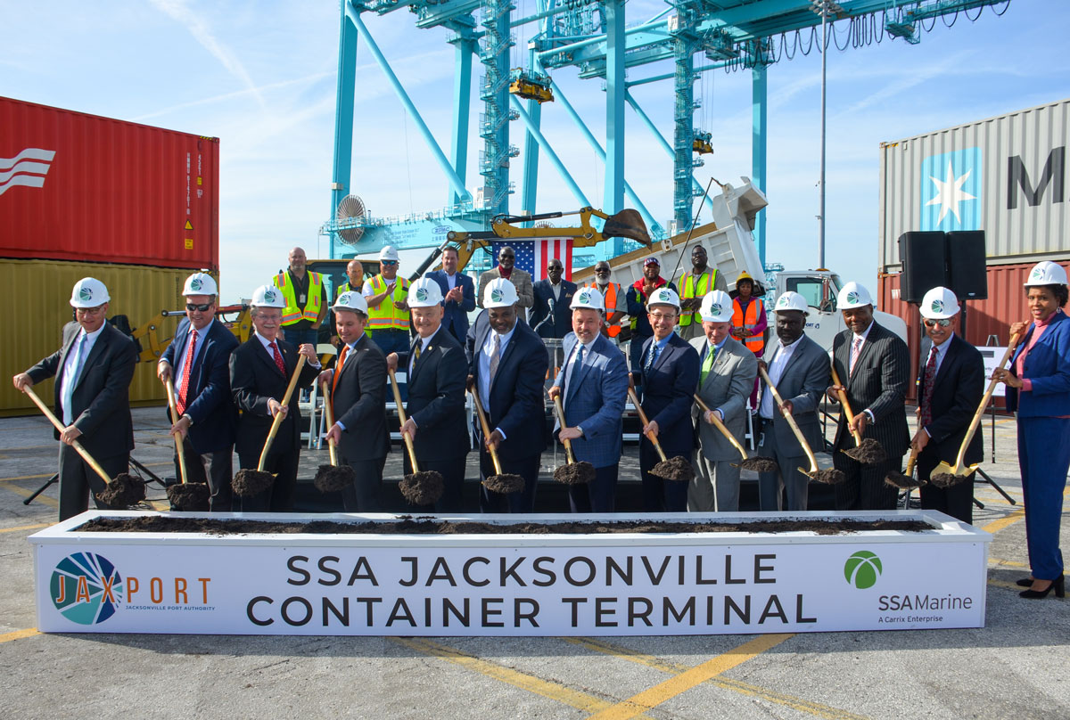 Federal and elected officials, JAXPORT and SSA Marine break ground on ...
